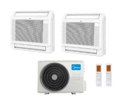 Condizionatore Midea Console Dual Split 9+12 btu con M3OG-21HFN8-Q R-32 ...