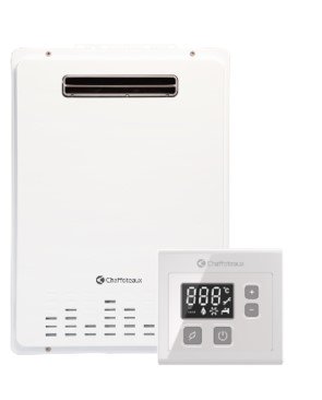 Scaldabagno a Gas Chaffoteaux Avenir Plus LNX Outdoor 11 litri codice ...